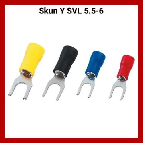 Jual Skun Y SVL 5.5 - 6 Skun Kabel / Skun Garpu - Hitam - Jakarta Pusat ...