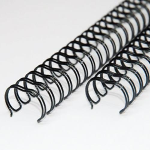 Jual Spiral kawat/Wire Bind No.16 1" A4 Hitam 23loops Pitch 2:1 ...