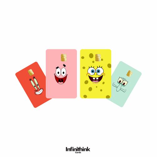 Jual SPONGEBOB & FRIEND | GARSKIN / STIKER / SKIN KARTU ATM (DEBIT / CR ...