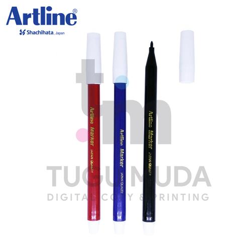 Jual ARTLINE Spidol Marker Colour Kecil / Spidol Warna| EK-316 - Merah ...