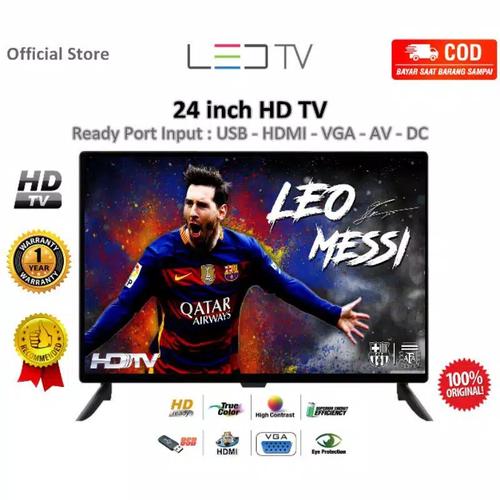 Jual TV 24 INCH LAYAR SLIM BISA COLOKAN USB-HDMI-VGA-AV-ANTENA - Kota ...