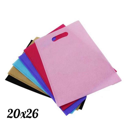 Jual goodie bag tas spunbond oval 20x26 cm tas press kain plong cut ...