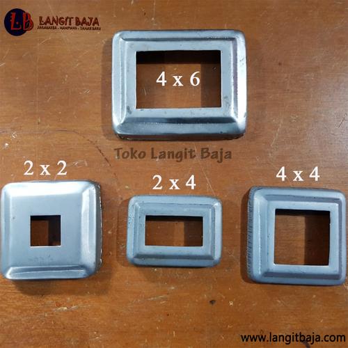 Jual TAPAK KAKI RING HOLLOW BESI 2X2 2X4 4X4 4X6 CM - 4 x 6 cm - Kota ...