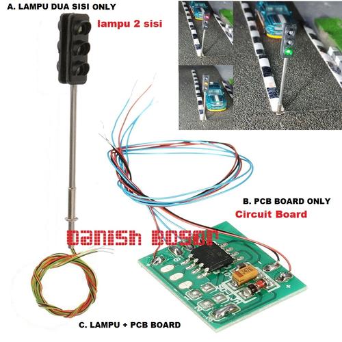 Jual MODEL TRAFFIC LIGHT SIGNAL RAMBU LAMPU LALU LINTAS MAKET MINIATUR ...