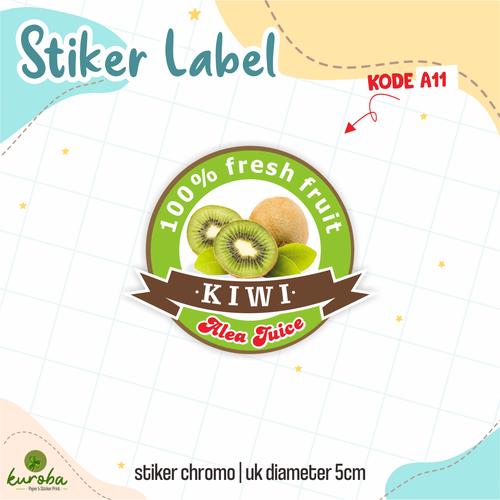 Jual STIKER LABEL KEMASAN PRODUK JUS BUAH - Kab. Kediri - Kuroba Party ...