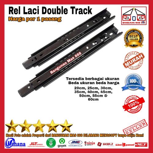 Jual REL LACI 30cm DOUBLE TRACK SOLIGEN ORIGINAL - REL LACI HITAM - REL ...
