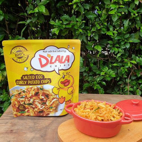 Jual DLALA Salted Egg Curly Potato Chips 100 gram - Jakarta Selatan - D ...