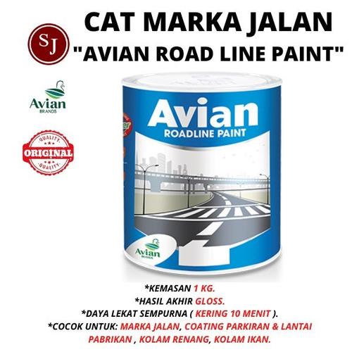 Jual Avian Road Line Paint 1KG White CAT JALAN industrial marine ...