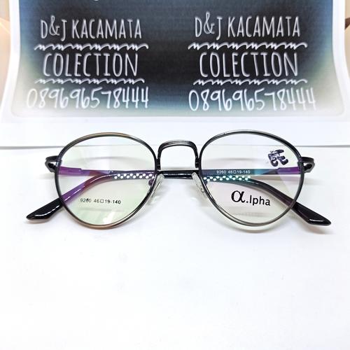 Jual frame kacamata besi alpha bulat pakai per - Kota Bandung - D ...