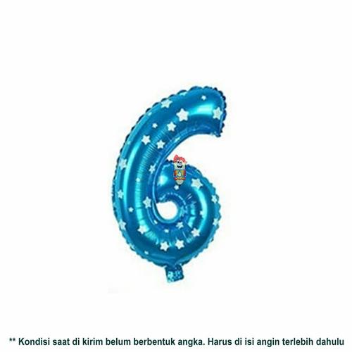 Jual Balon foil angka biru - balon foil angka biru - balon foil angka ...