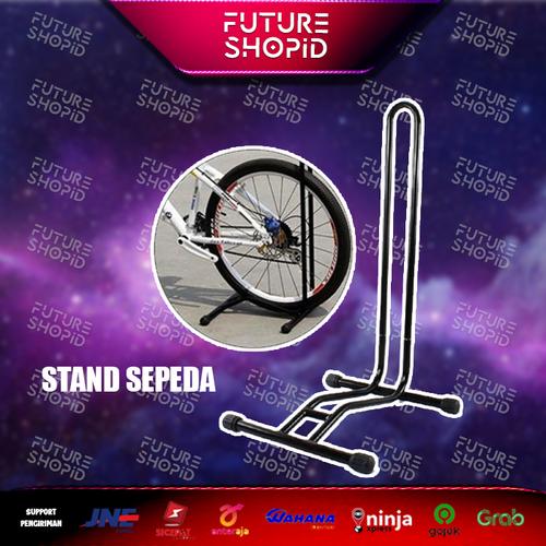 Jual Stand Parkir Sepeda Standing Bike Display Bracket Holder Sepeda ...