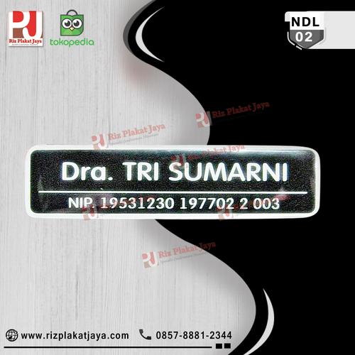 Jual Nama Dada Name Tag ASN Resmi - Peniti, 0,8 mm - Kota Surabaya ...