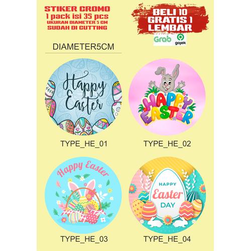 Jual Stiker Label Ucapan Stiker Paskah, Stiker Parcel, Stiker ...