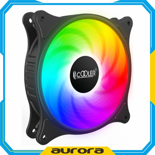 Jual PCCOOLER FX-120-3 Fan Case RGB Rainbow LED 12CM Fan Casing 120 ...