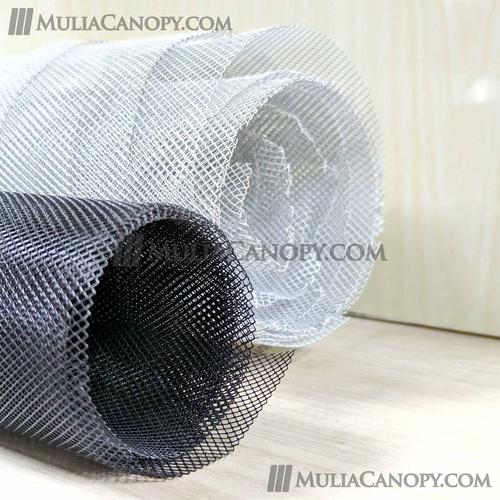 Jual Kawat Nyamuk Baja Warna Hitam Putih Pintu Jendela Per Meter Kasa ...