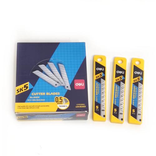 Jual REFILL ISI PISAU CUTTER BESAR L-150 L 500 BLADE BESAR SK5 DELI ...