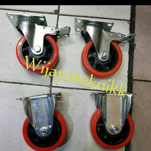Jual roda troli PU 3 inchi 1 set - Kota Tangerang - Wijaya teknikk ...
