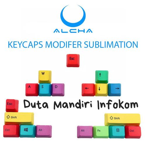 Jual Alcha Keycaps Modifier WASD Arrow Shift ESC CTRL ALT FN RGBY ...