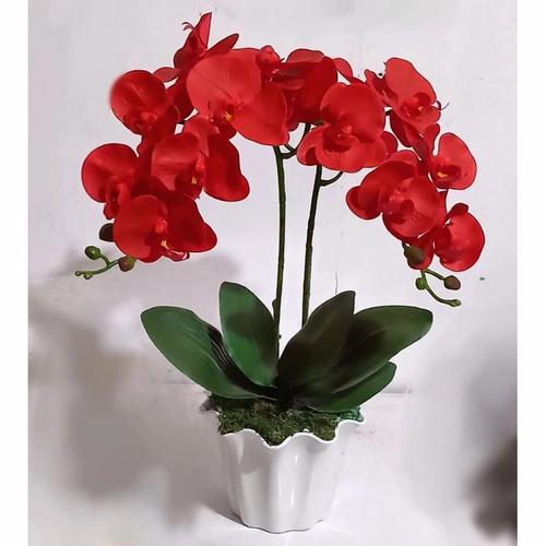 Jual BUNGA RANGKAiAN ANGGREK LATEX PREMIUM Bunga Meja Hiasan rumah ...