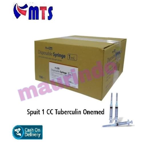 Jual Disposable Syringe Onemed Spuit 3 cc 1 Box with needle 100pcs ...