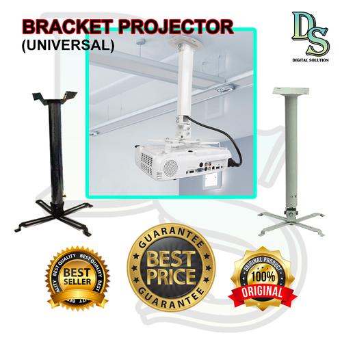 Jual BRACKET tiang gantung Proyektor Infocus Plafon besi - Putih ...