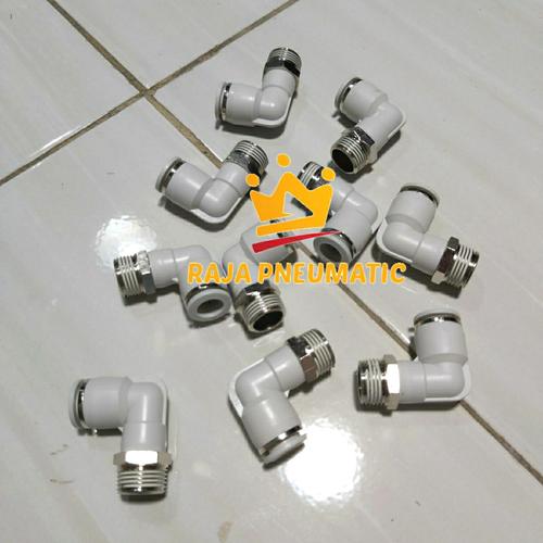 Jual FITTING NEPEL ANGIN ELBOW L SELANG 8MM DRAT 1/4 WARNA PUTIH - Jakarta Barat - RAJA ...