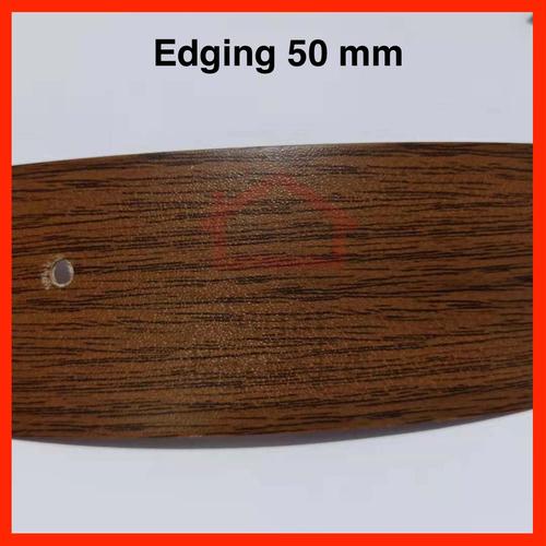 Jual Edging HPL 630 50 mm Coklat Tua / Serat Urat Kayu Woodgrain taco ...