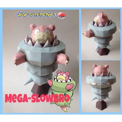 Jual Pokemon Mega Slowbro Papercraft - Kab. Bekasi - Papercraft Tiviti ...