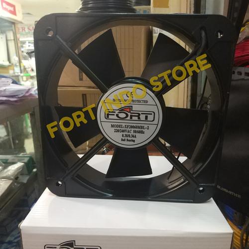 Jual Panel Cooling Fan 8 inch Bulat 20x20x6 XF20060MBL-2 model Ball ...