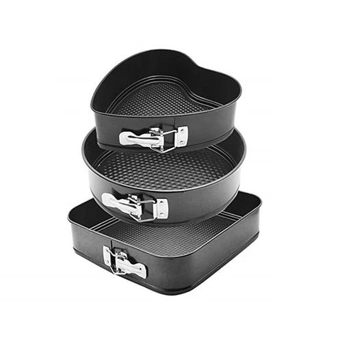 Jual ELtamart 3pcs Loyang Set 3in1 Heart Hati Round Bulat Kotak Bongpas ...