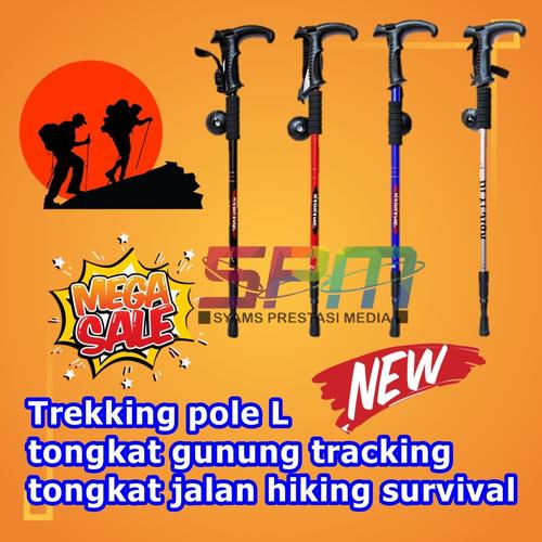 Jual Trekking / Treking pole L tongkat gunung tracking tongkat jalan ...