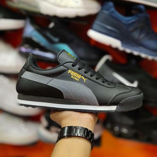 Black Puma Roma 2nd Copy Shoes For Men