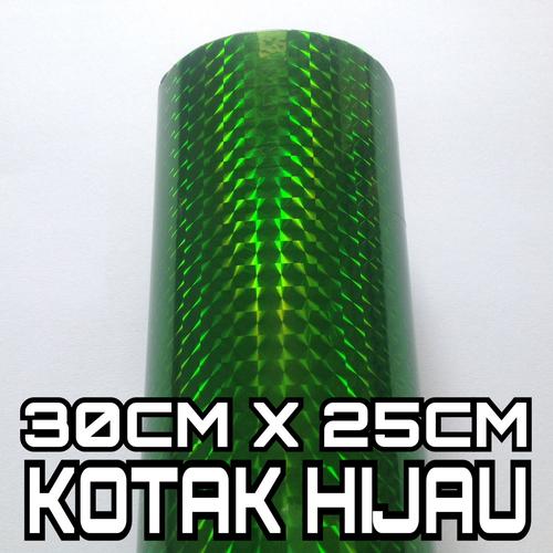 Jual STIKER HOLOGRAM MOTIF KOTAK HIJAU LURE 3D (30CM X 25CM) - Jakarta ...