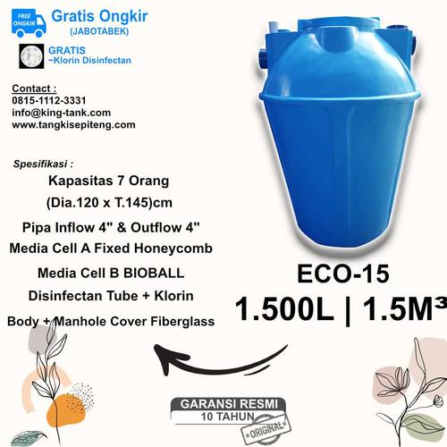 Jual 1500 Liter / 1.5M3 - Tangki BIOTANK Bio Septic Tank - Kab ...