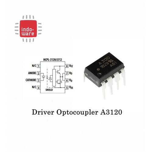 Jual HCPL-3120 A3120 DIP-8 optocoupler 3120 hcpl3120 - Kota Semarang - indo-ware | Tokopedia