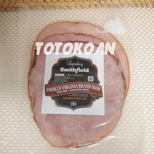 Jual HAM PORK SLICE SMITHFIELD SMOKED VIRGINIA HAM | DAGING BABI ASAP ...
