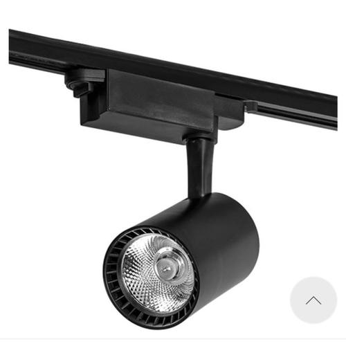 Jual lampu rel track rail rel led spotlight 6 watt Putih / Hitam Warm ...