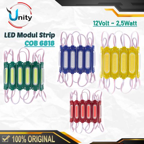 Jual Lampu LED COB 12Volt 2,5Watt Modul Strip 7519 6 Mata 12V 12 V 12 ...