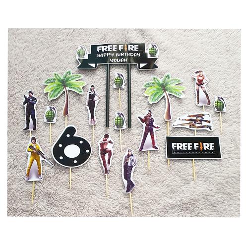 Jual topper free fire tipe b custom nama dan angka - Kab. Bekasi ...