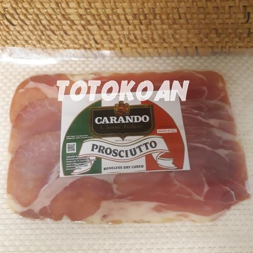 Jual CARANDO PROSCIUTTO HAM BONELESS DRY CURED | DAGING BABI ASAP 100 ...