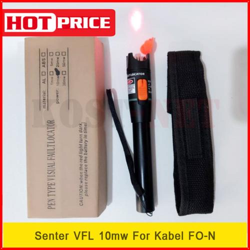 Jual Senter Laser Kabel Fiber Optic VFL 10mw Fiber Flashlight - Kab ...