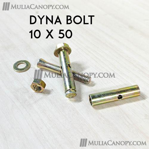 Jual Dyna Bolt / Dynabolt / Baut Tanam Galvanis Galvalum 8x40 10x50 ...