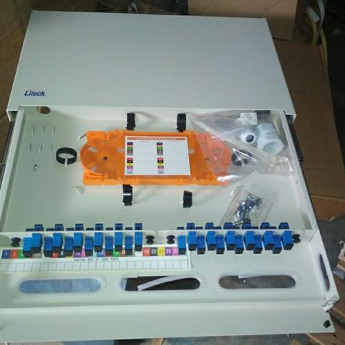 Jual ODF/OTB Rack Litech 24 Core lengkap adapter - Kota Depok - TOKO_FO ...