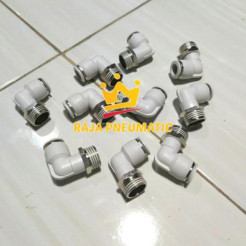 Jual FITTING NEPEL ANGIN ELBOW L SELANG 8MM DRAT 1/2 WARNA PUTIH - Jakarta Barat - RAJA ...