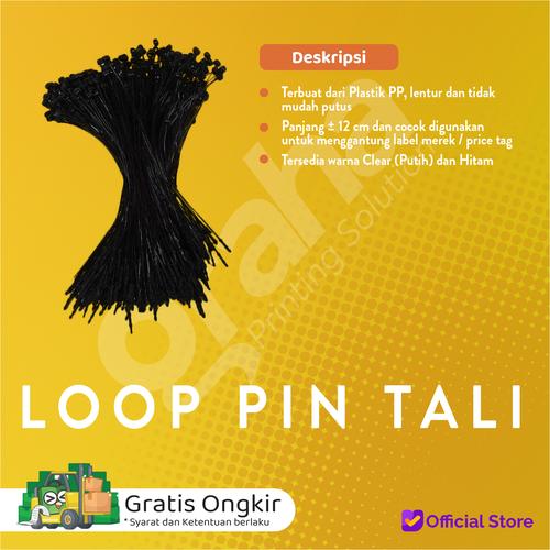 Jual Lock Pin Loop Pin Tali Tali Hang Tag Putih Kota Tangerang