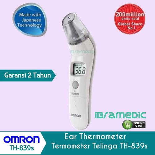 Jual omron ear thermometer th893s / termometer telinga omron th-839 ...