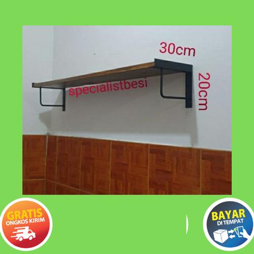 Jual Siku Besi Rak Ambalan Rak Siku Rak Gantung Dinding Bisa Untuk 2 ...