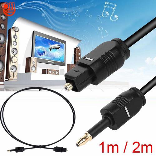 Jual kabel digital optik /fiber optik audio Jack 3.5-toslink 2M - 2 ...