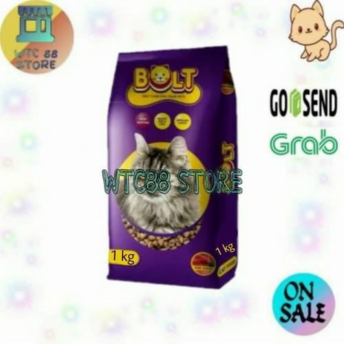 Jual makanan Kucing BOLT IKAN repack 1kg murah TUNA cat food murah ...