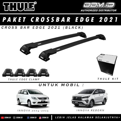 Promo Cross Bar EDGE 2021 THULE + EDGE CLAMP + Kit INNOVA - BLACK Cicil ...